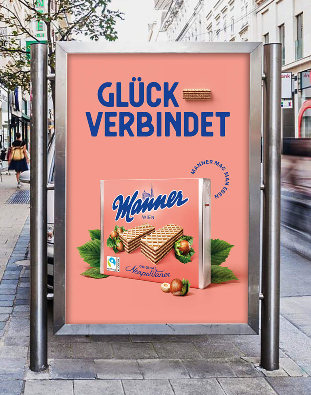 Glück verbindet - Die neue Kampagne von Manner