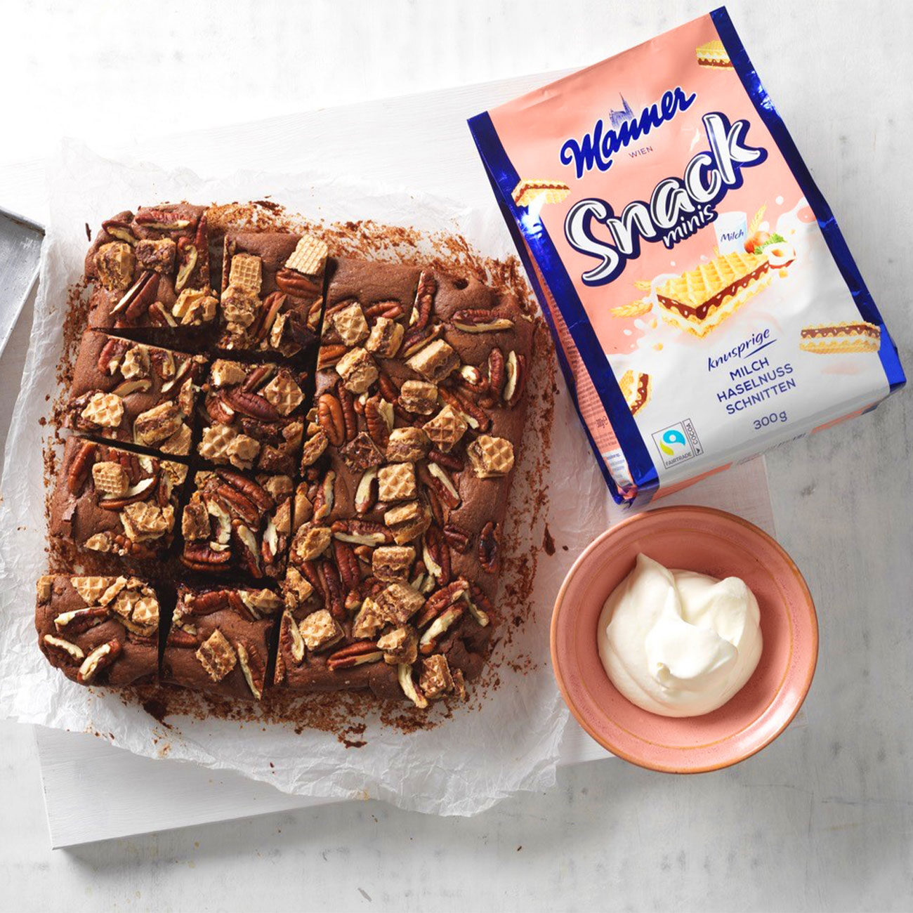 Manner Pekanuss-Schoko-Brownies - manner.com — AT